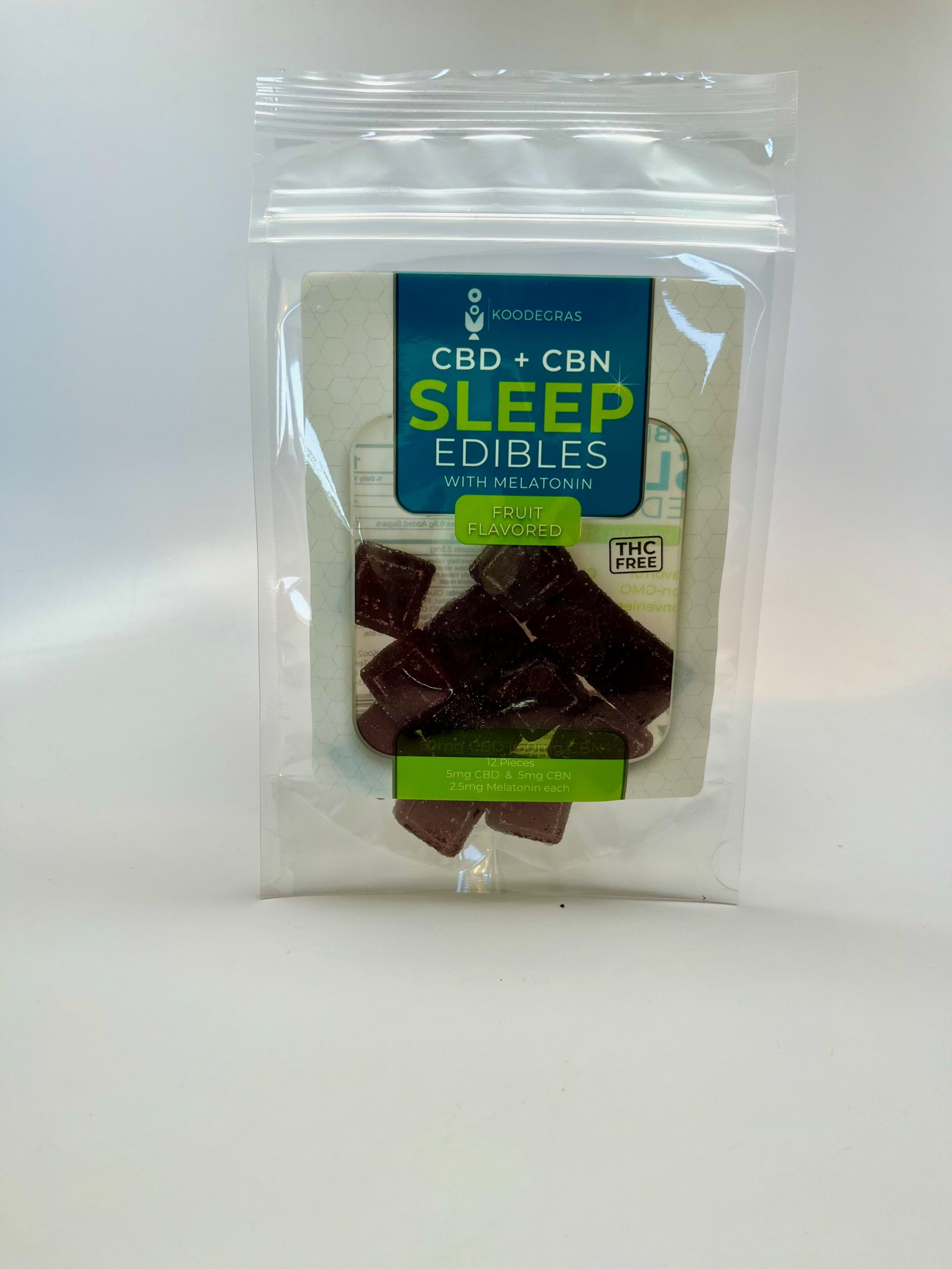 CBN + CBD Sleep Edibles w/ Melatonin - Koodegras